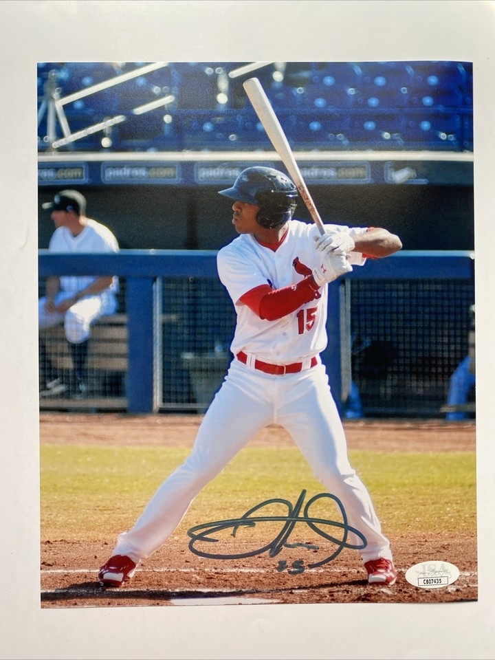 OSCAR TAVERAS St Louis Cardinals Baseball Autographed Signed Photo ...