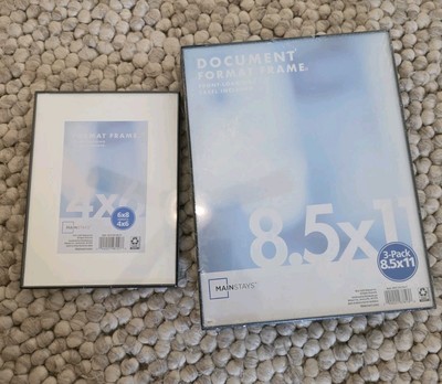 3PK DOCUMENT FRAMES NEW & 4X6 FORMAT FRAME NEW | eBay