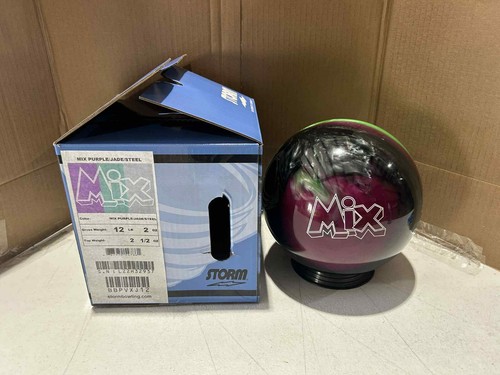 NEW 12LB Storm Mix Purple Jade Steel Bowling Ball 2937 | eBay