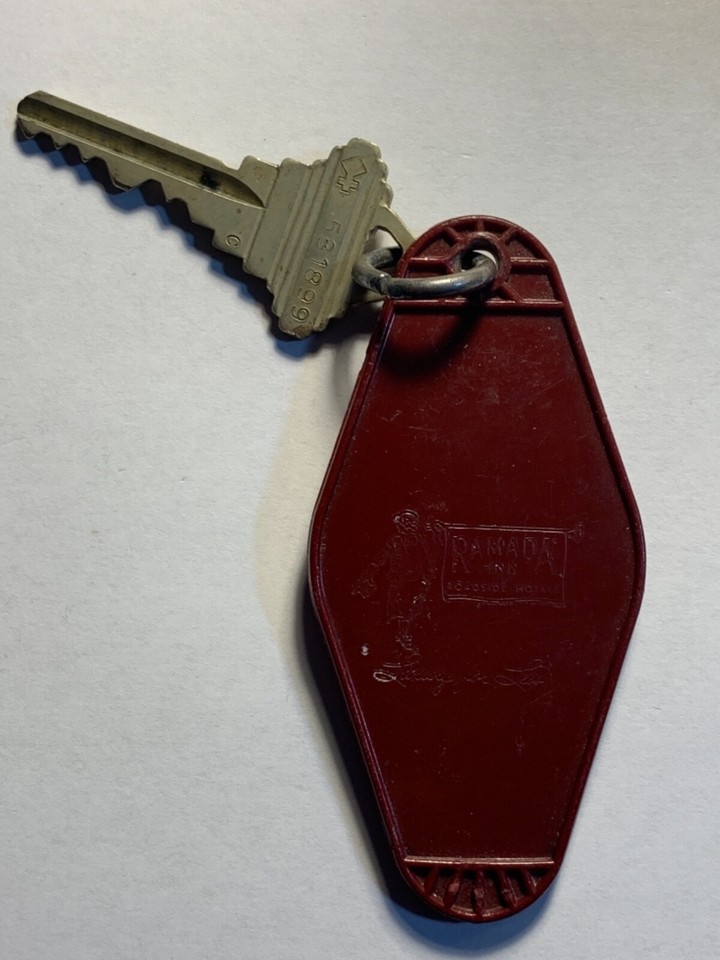 Ramada Inn Hotel Motel Room Key Fob with Key Chamblee Georgia #206 | eBay