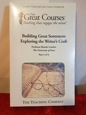 Building Great Sentences Exploring Writer's Craft Great Courses part 1 ...