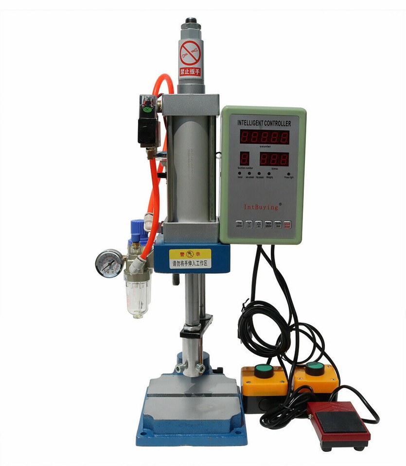 440lb Pneumatic Press Punch Machine Press Tool Double Control Single ...