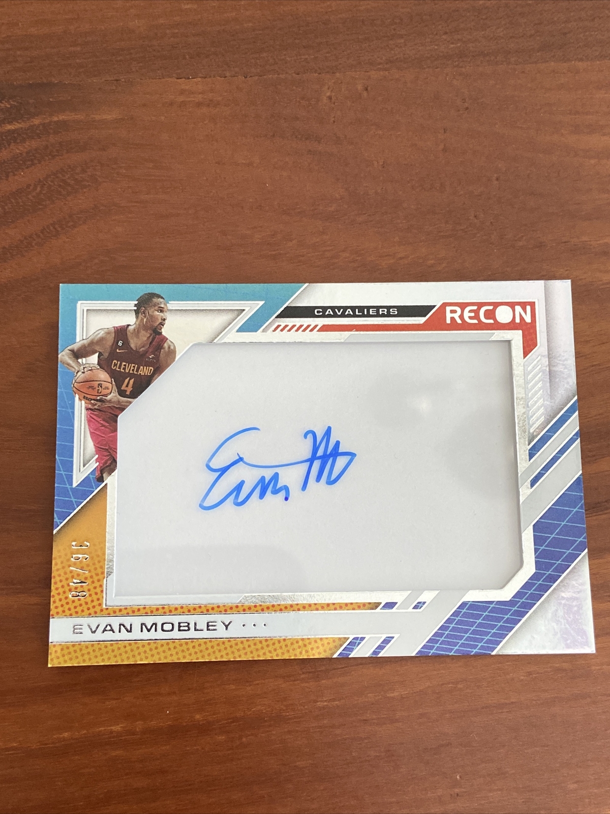 2022 PANINI RECON EVAN MOBLEY SOPHMORE SIGNATURES ACETATE AUTO #SSA-EVM ...