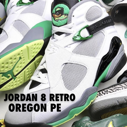 Jordan 8 Retro Oregon PE size 10 10.5 11 | eBay