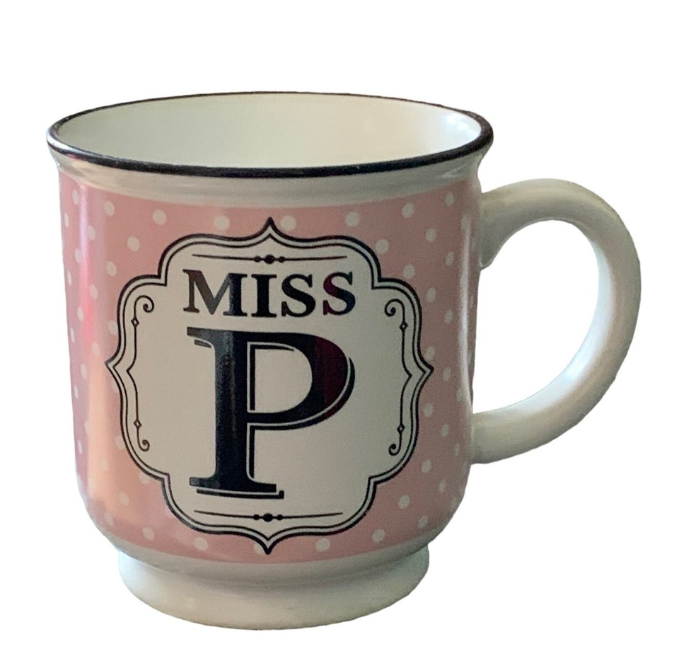 Alphabet Mug Mr / Mrs / Miss Men's Women's Gift Mug Birthday ...