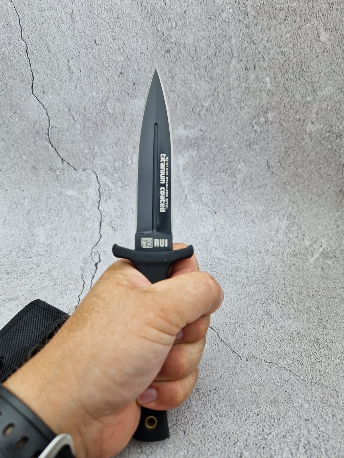 Hunting knife RUI, Travel knife Belt knife steel: RK-31699 titanium ...