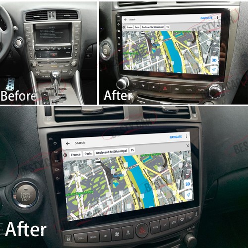 10.1"Android 10 Car Radio Stereo for Lexus IS250 IS200 IS220 IS300 2006 ...