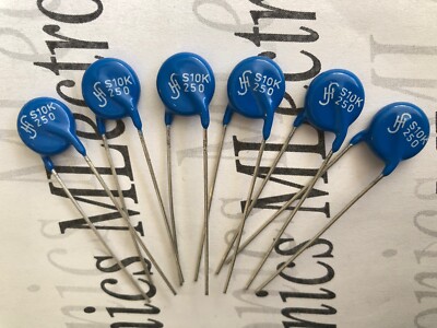 S10K250 Qty 6 SIEMENS Metal Oxide Varistor 250-320V 0.4W 2500Amps | eBay