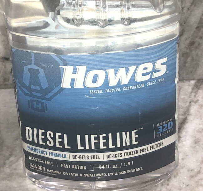 Howes 103092 Diesel Lifeline Emergency-De Ices Frozen Fuel Filters-64oz ...