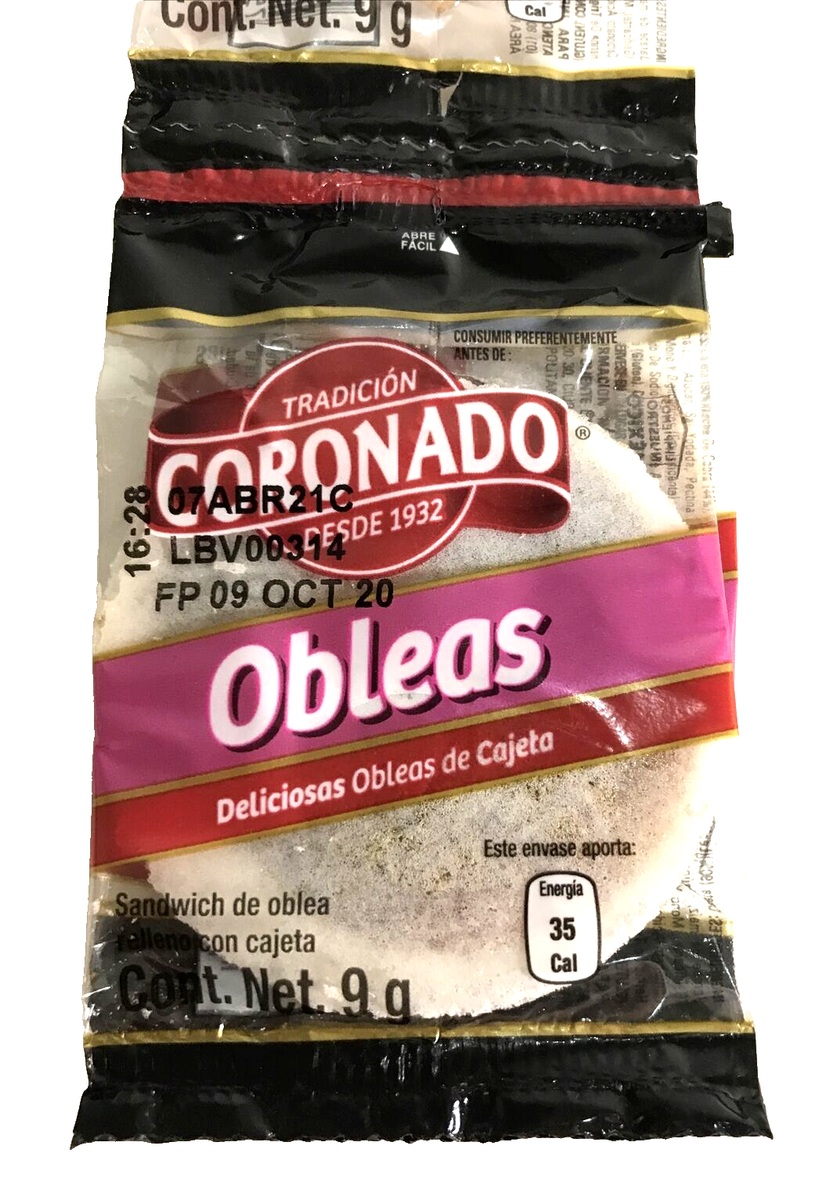 Obleas Con Cajeta