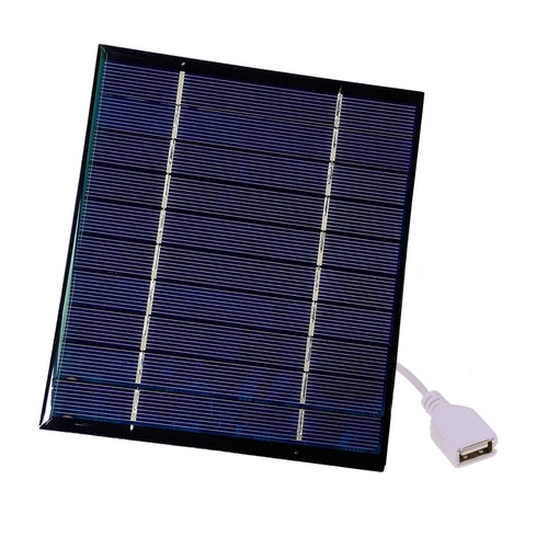 2.5W/5V/3.7V Portable Solar With USB Port Compact Solar Panel P6H9 | eBay