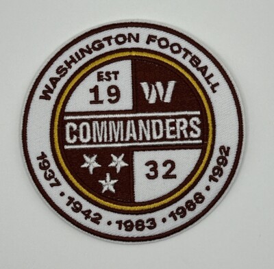 MR ALE NFL 3” Washington Commanders Patch Embroidered Iron-On/Sew-On ...