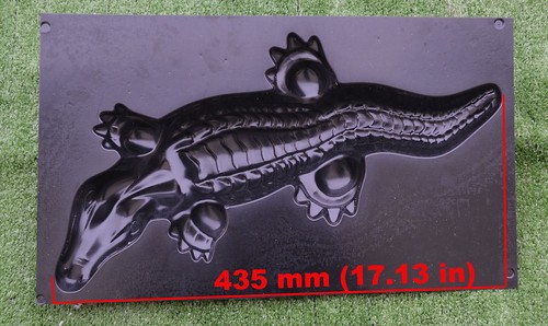 Concrete Mold Crocodile Decorativ Casting Cement Gator Alligator 1 ...