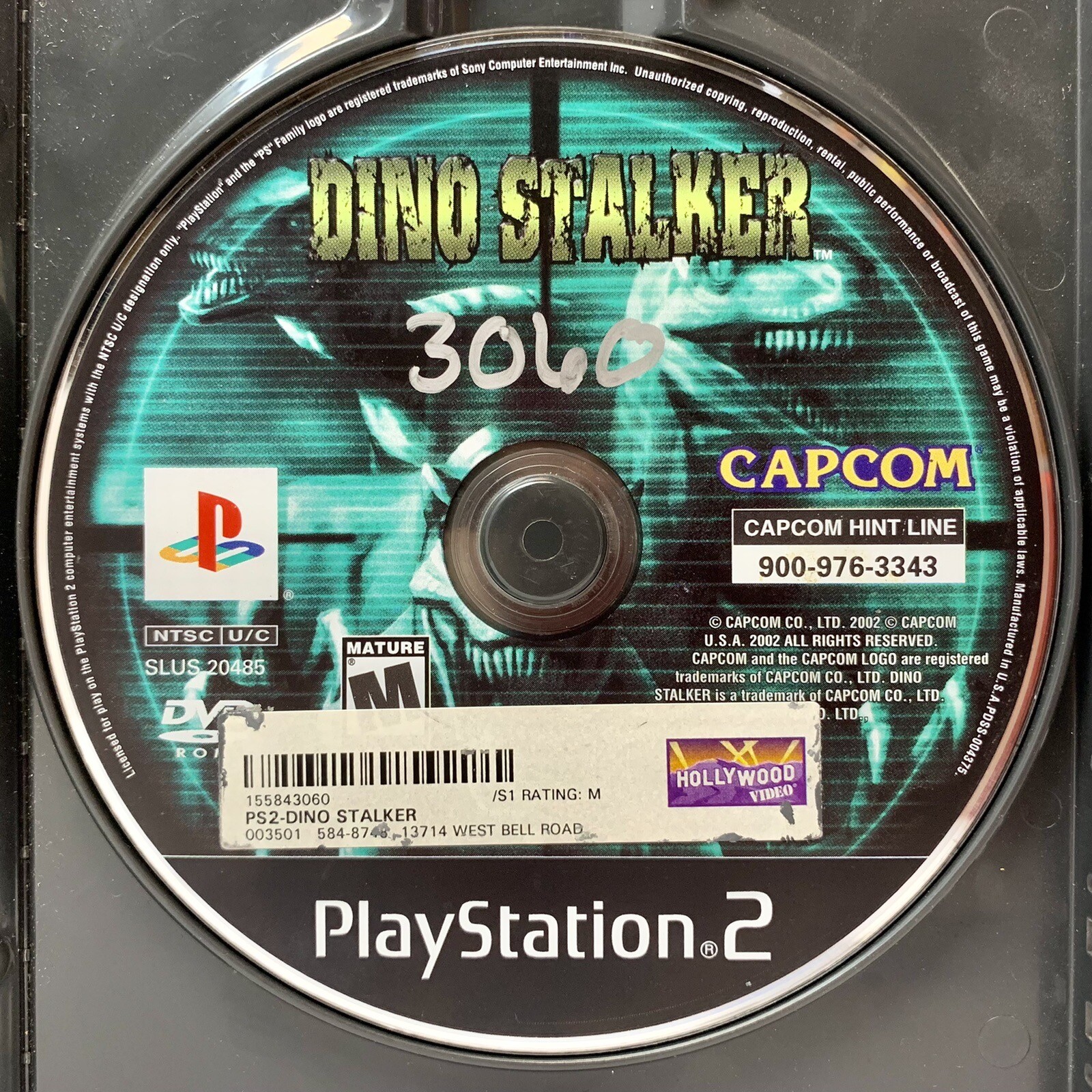 Dino Stalker (Sony PlayStation 2, 2002) Disc Only TESTED 13388260089 | eBay