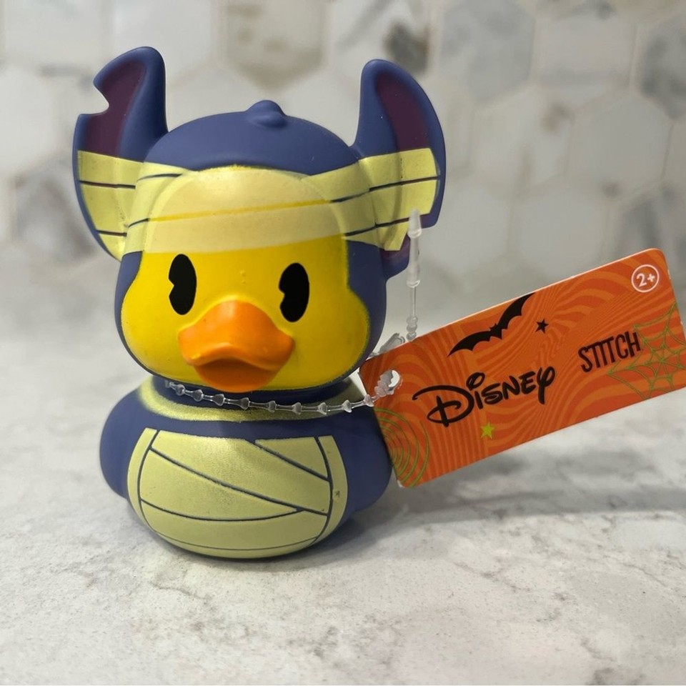 Disney Halloween Mummy Stitch Rubber Duck NWT | eBay