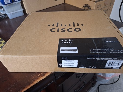 NEW-Cisco Systems SG350-10-K9-NA / 10-Port Gigabit Managed-FREE ...
