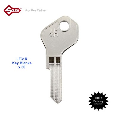 SILCA LF31R Keyblanks-Box Of 50- L&F Lowe & Fletcher ,Key Blank-SLF31R ...