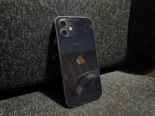 Genuine iPhone 12 Chassis Housing Black With Battery and Charging Flex ...