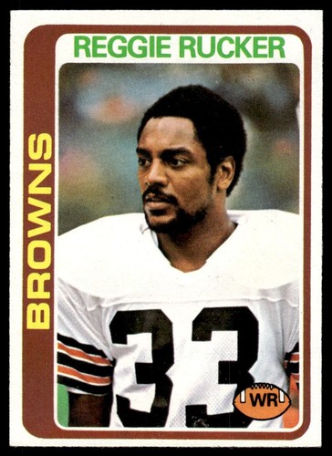 1978 TOPPS REGGIE RUCKER B CLEVELAND BROWNS #473 | eBay