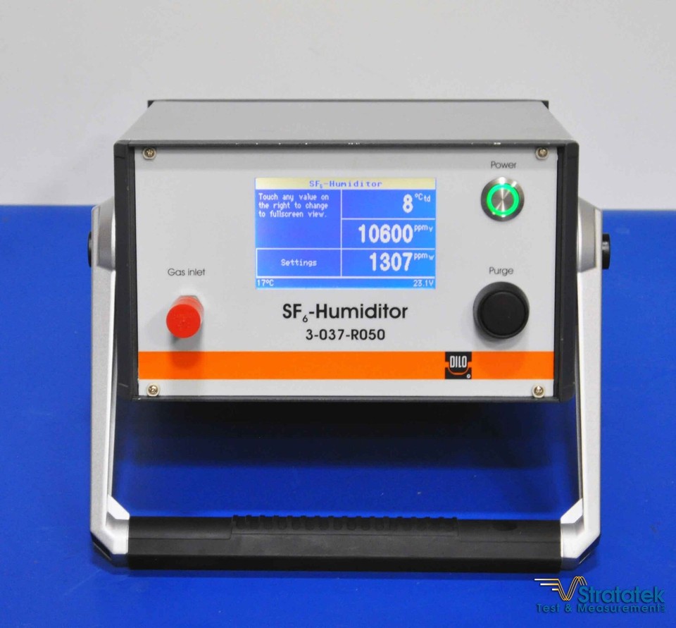 DILO 3-037-R050 SF6 Humiditor Multi-Gas Hygrometer SF6 Moisture ...