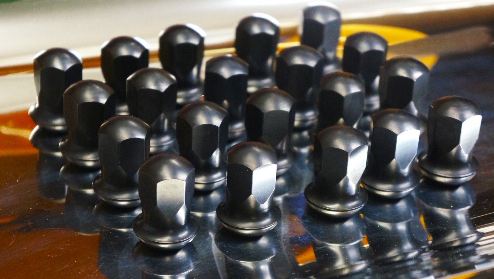 Black Titanium Lug Nuts Porsche 911 930 928 944 964 993 M14x1.5 R14 20 ...