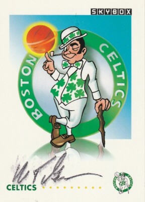 LEGENDARY CELTICS TV PLAY BY PLAY ANNOUNCER MIKE GORMAN SIGNED CARD ...