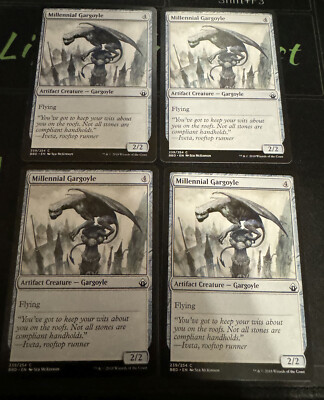 Millennial Gargoyle X4 Battlebond Magic the Gathering MTG | eBay
