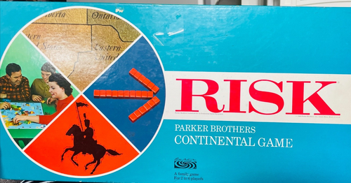 VINTAGE ORIGINAL RISK "1959/1963 Edition" PARKER BROTHERS BOARD GAME ...
