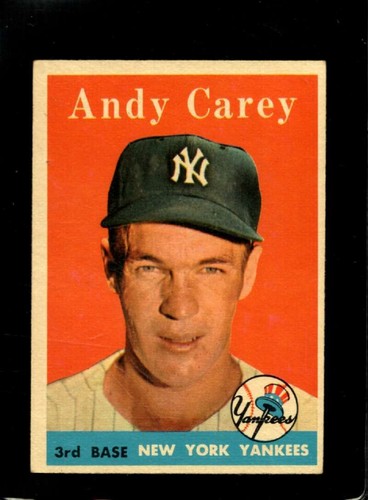 1958 TOPPS #333 ANDY CAREY EX YANKEES *NY9375 | eBay
