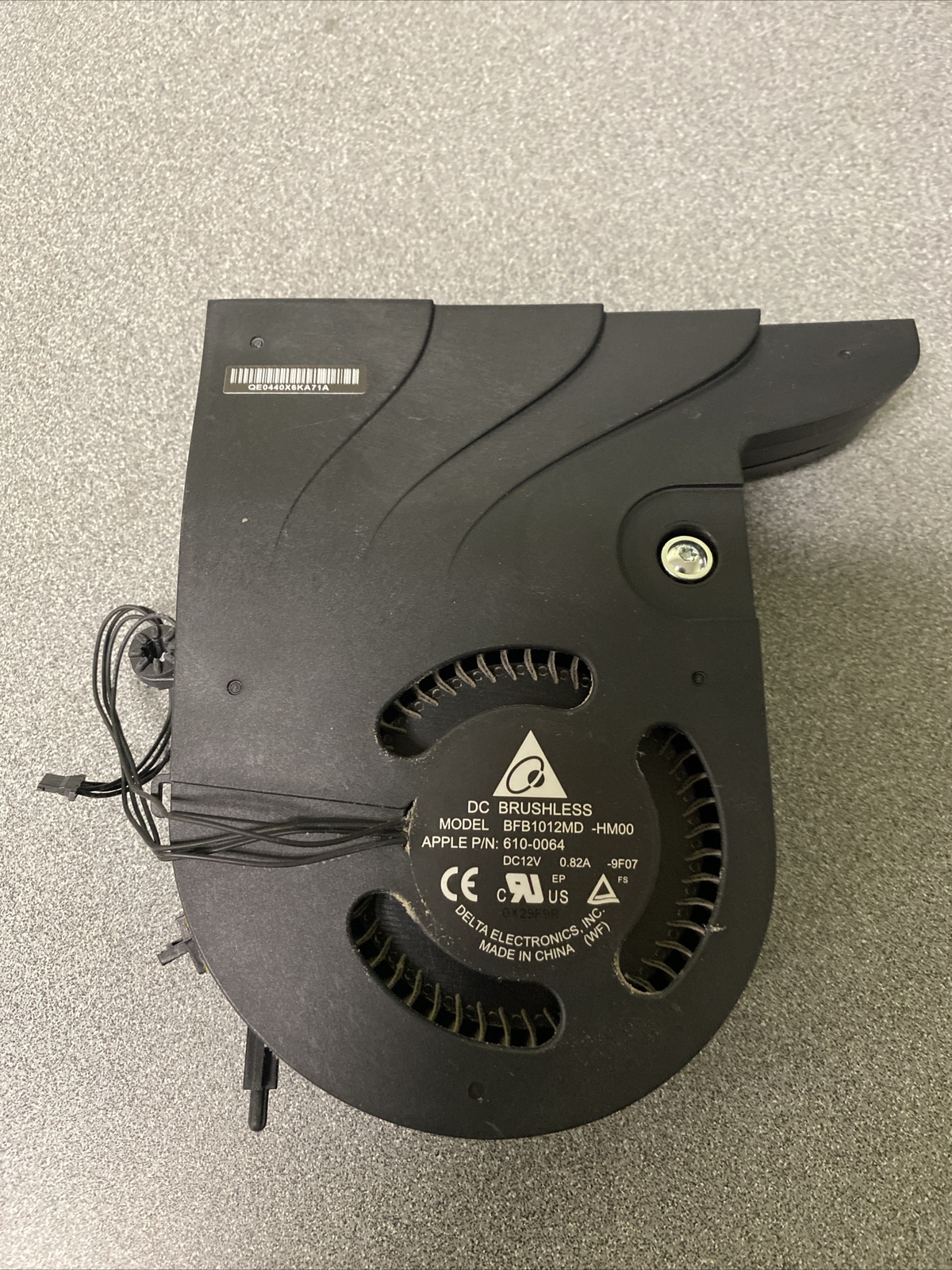 Genuine Apple iMac 27" A1312 Series CPU Cooling Fan BFB1012MD-HM00 610 ...