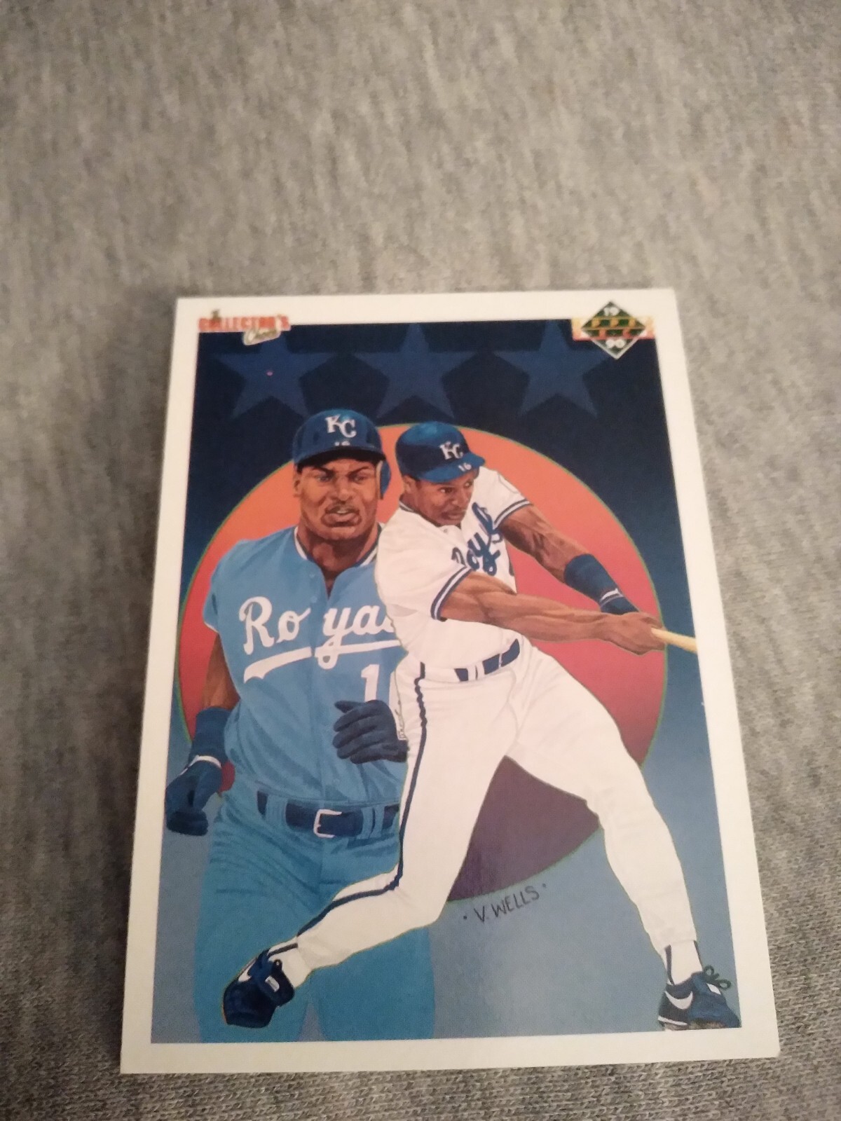 1990 Upper Deck Bo Jackson Baseball Card #32 Kansas City Royals Team ...