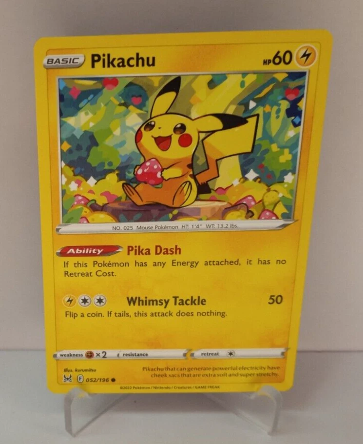 Real Pikachu Card