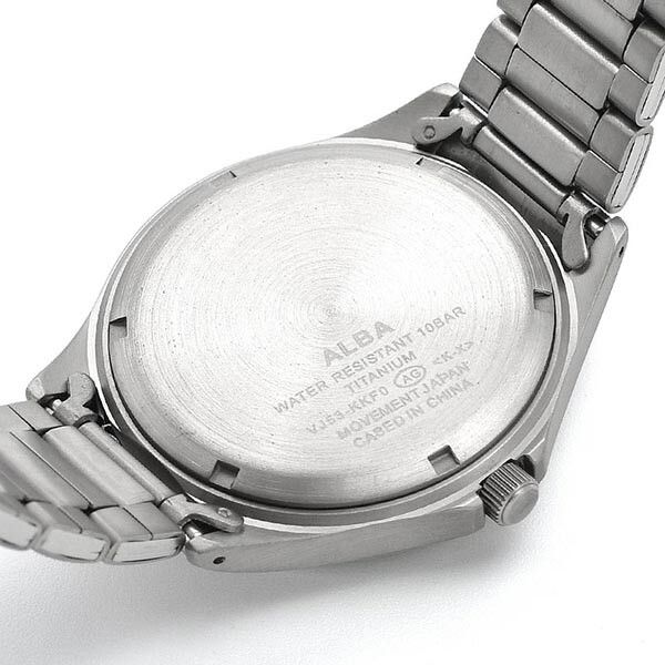 SEIKO AQPJ402 Watch ALBA Quartz Titanium Sporty Waterproof 10 ATM Men's ...