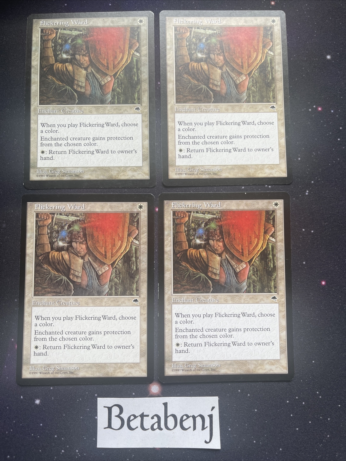 4x MTG Flickering Ward Tempest (Playset) | eBay