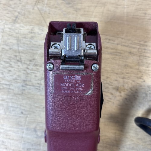 ANDIS 2 SPEED DETACHABLE PLUS + MODEL AG2 10 Ultra EDGE Working Cleaned ...