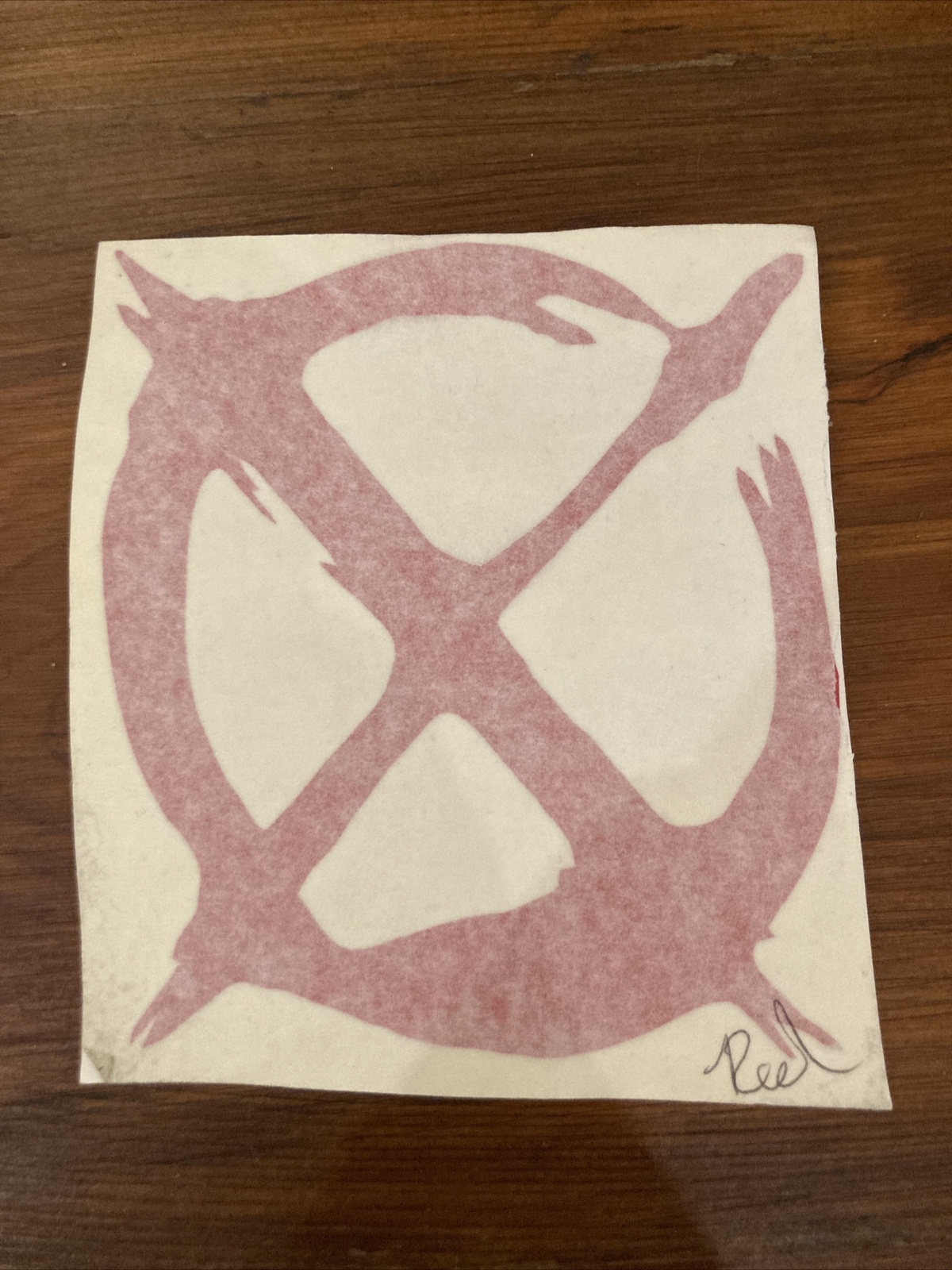 Slenderman The Operator Symbol Marble Hornets Decal Creepypasta Jeff ...