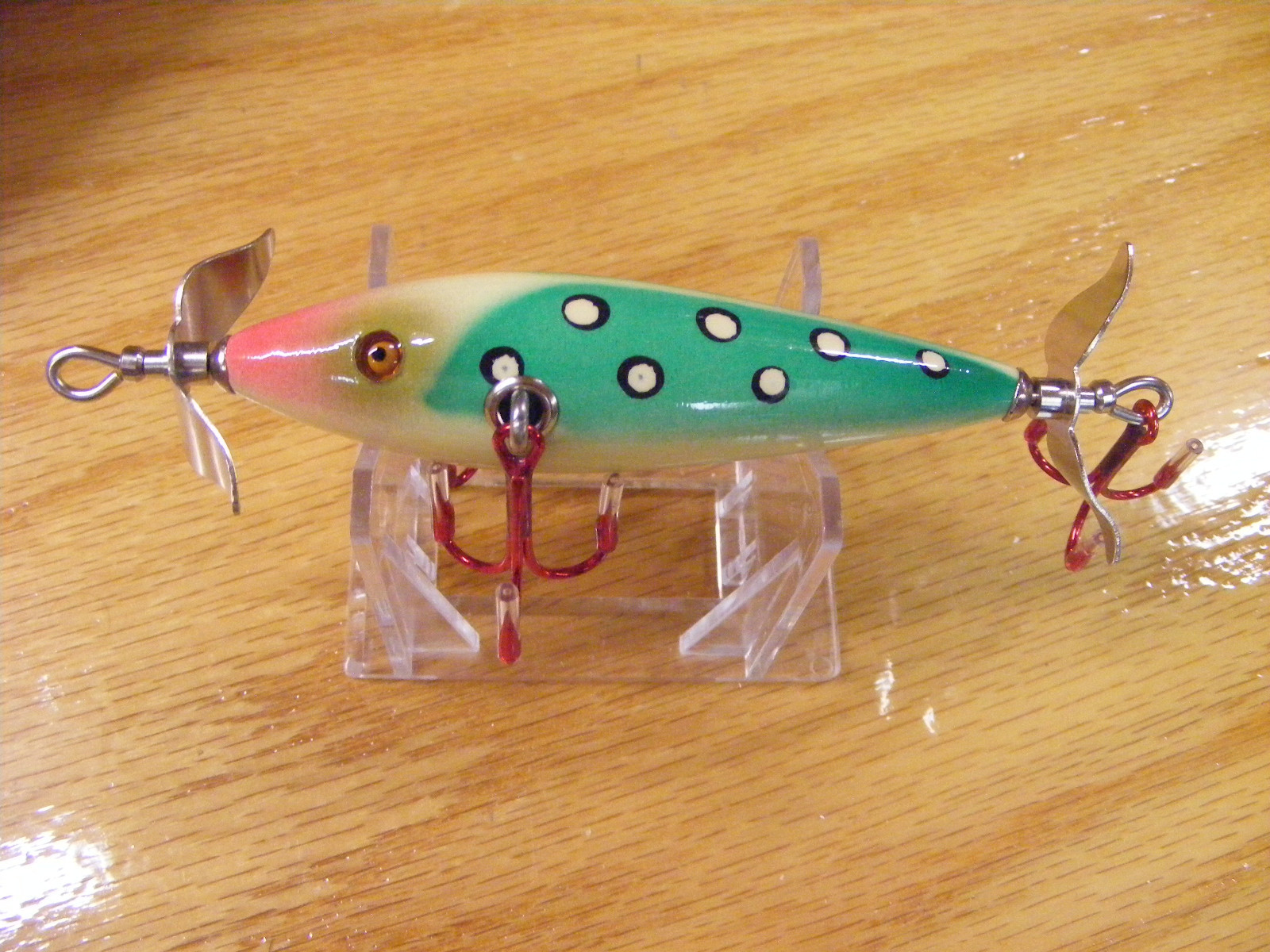 Killer Baits Rusty Jessee Heddon 100 Style Glasseye 3 Hooker in Green ...
