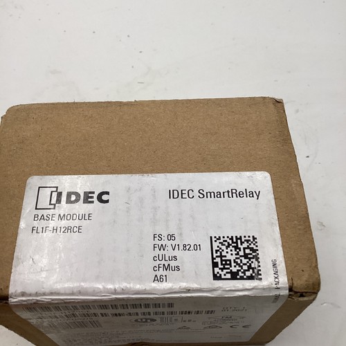 (QTY 1) IDEC Smart Relay FL1F-H12RCE / FL1FH12RCE 4034106029890| eBay