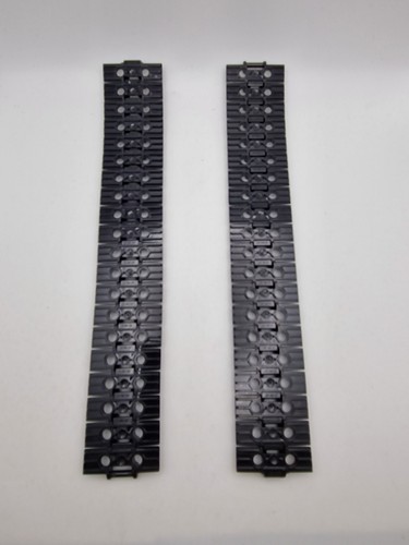 Lego Technic Caterpillar Tank Track X40 Links Tread Two Pin Holes BLACK ...