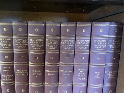 The Harvard Classics: Set; Collier 1909 ; books, plus Guide Mint ...