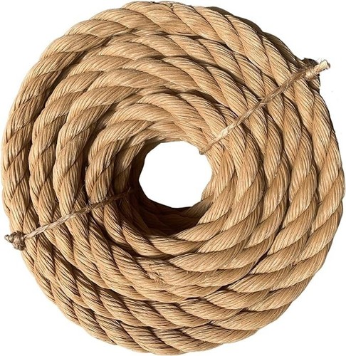 ATERET Twisted 3-Strand TAN Polypropylene Rope Monofilament ALL SIZES ...