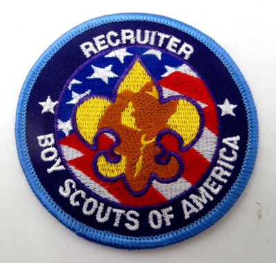 Boy Scout BSA Recruiter Patch 3" - Scouting Stuff Back - New | eBay