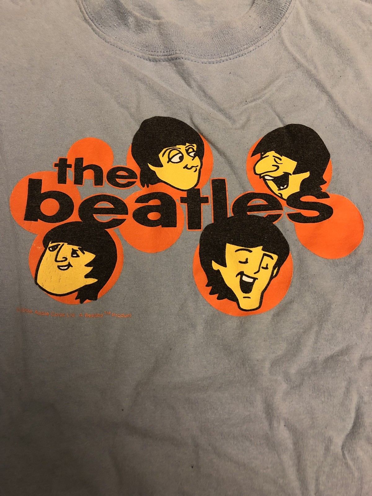The Beatles Cartoon Apple Corps 2004 Graphic Shirt Si… - Gem