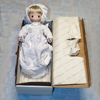 Precious Moments Hamilton Collection Porcelain Anna Christening Doll ...