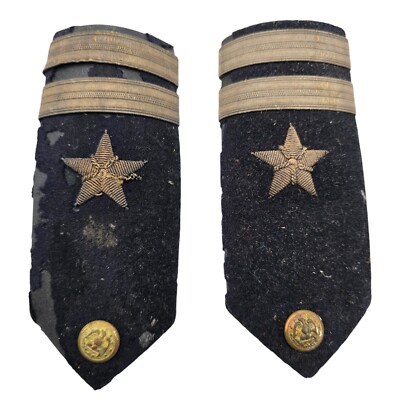 2 USN US Navy Hard Shoulder Boards ENSIGN RANK | eBay