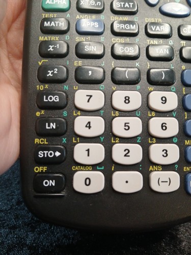 texas instruments ti-83 plus calculator Work Spot In Screen | eBay