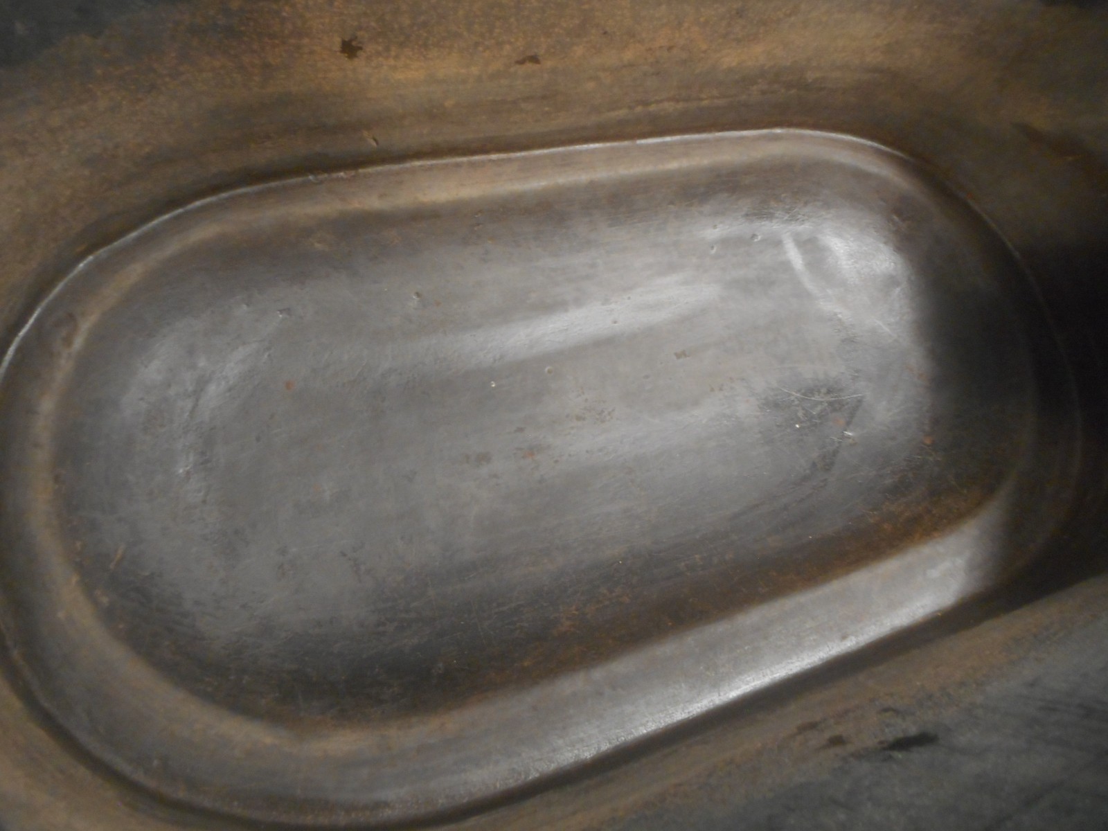 Antique 1800's GATE MARKS Unbranded Cast Iron Oval Shaped 4 Leg Pot/Ham ...