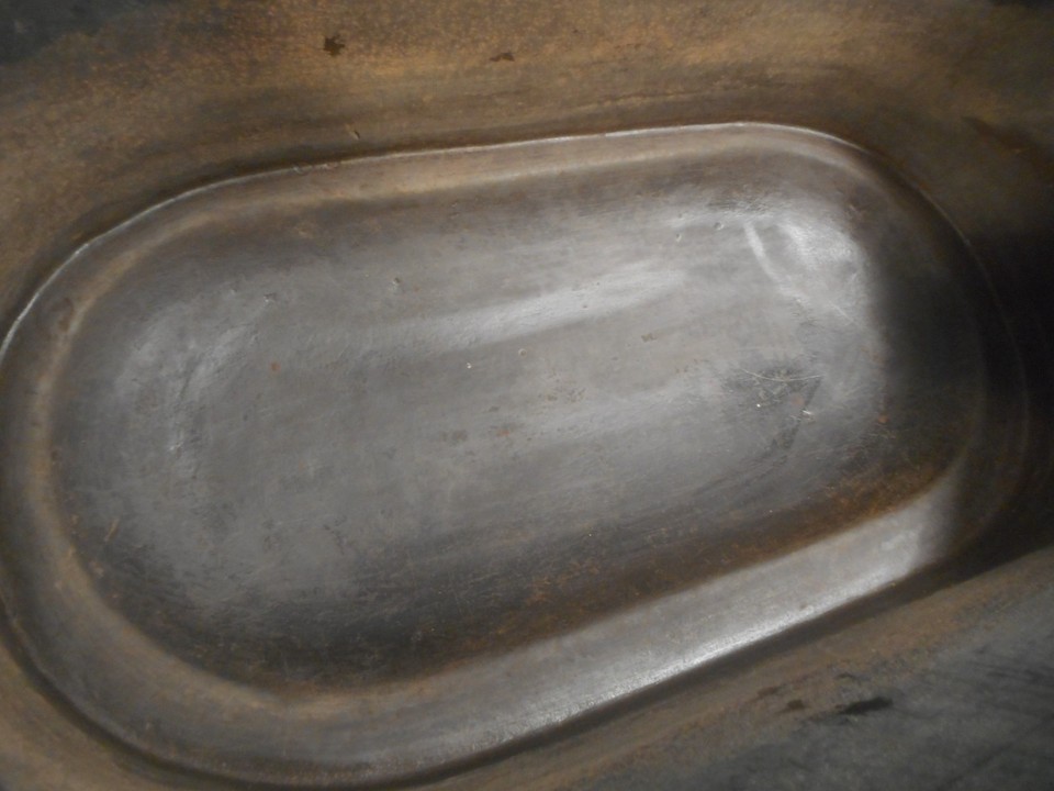 Antique 1800's GATE MARKS Unbranded Cast Iron Oval Shaped 4 Leg Pot/Ham ...