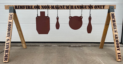 AR Steel Shooting Target Set For Rimfire and Non Magnum Handguns 66% ...