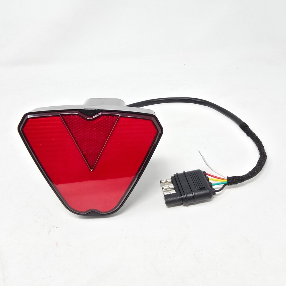 Hitch Cover LED Brake Signal Light 2" Receiver F1 Style Red Reflector ...